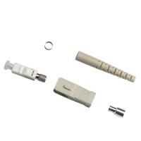 China SC UPC 3.0mm Connector Fiber Optic Patch Cord With Beige Housing For FTTH for sale