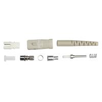 China SC UPC 3.0mm Connector Fiber Optic Patch Cord With Beige Housing For FTTH for sale