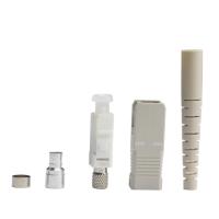 China SC UPC 3.0mm Connector Fiber Optic Patch Cord With Beige Housing For FTTH for sale