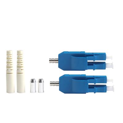 China Round Duplex Optical Fiber Patch Cord LC UPC Uniboot SM G657.A1 9/125 for sale