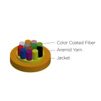 China MFC Multi Optical Fiber Indoor Cable Uses Several Colored Fiber As Optical Communication Medium for sale