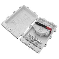 China White/Black/Light Gray Color 48 cores Fiber Optical Distribution Box for FTTx Networks for sale