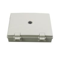 China IP55 SC Fiber Optic Distribution Box For Wall Mounting Compatible With Cables White/Grey/Black for sale