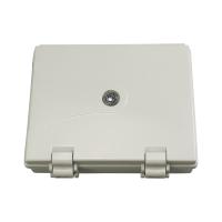 China IP55 SC Fiber Optic Distribution Box For Wall Mounting Compatible With Cables White/Grey/Black for sale