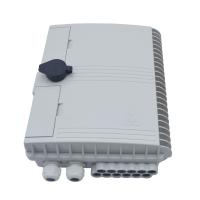 China Fiber Optic Cables SC Connector 16 cores Fiber Distribution Box ABS PC for sale