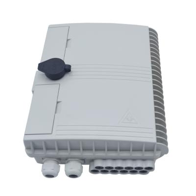 China Fiber Optic Cables SC Connector 16 cores Fiber Distribution Box ABS PC for sale
