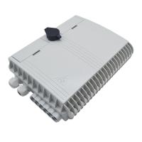 China Fiber Optic Cables SC Connector 16 cores Fiber Distribution Box ABS PC for sale