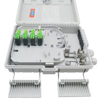 China Fiber Optic Cables SC Connector 16 cores Fiber Distribution Box ABS PC for sale