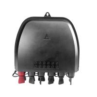 China Pre-Connected 12-core Fiber Optic Distribution Box Red/Green/Black With Mini SC Adapter for sale