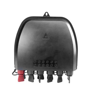 China Pre-Connected 12-core Fiber Optic Distribution Box Red/Green/Black With Mini SC Adapter for sale