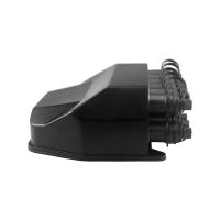 China IP68 Rated Black 12 Cores Optical Fiber Distribution Box with  Optitap Waterproof Adapters for sale