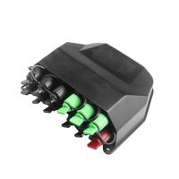 China Black ABS Fiber Optic Distribution Box with SC Connectors for 1*12 Splitter for sale