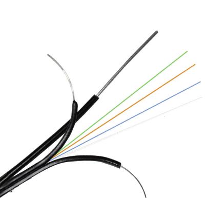 China LSZH Sheath Fig 8 Tight Buffer 1-12 Cores FTTH Drop Cable Outdoor Self supporting Bow type for sale