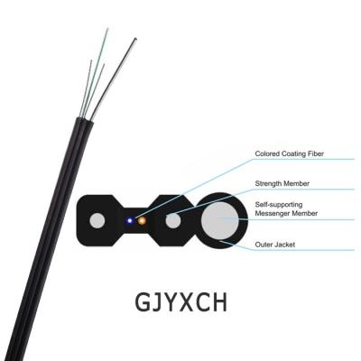China FTTH Figure 8 outdoor Fiber Optic Drop Cable , 1-4 Core Fiber Optic Drop Wire for sale