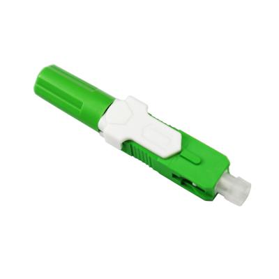 China Fiber Optic Fast Connector SC/APC Singlemode Fiber Optic PrePolished Connector Embedded for CATV Network for sale