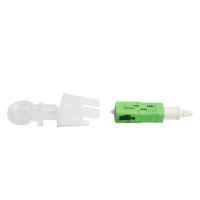 China Fast Connector SC/APC Single mode Fiber Optic PrePolished Connector for 0.25mm Bare Fiber or 0.9mm Pigtail for sale