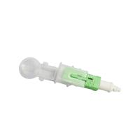 China Fast Connector SC/APC Single mode Fiber Optic PrePolished Connector for 0.25mm Bare Fiber or 0.9mm Pigtail for sale