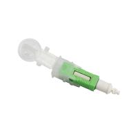 China Fast Connector SC/APC Single mode Fiber Optic PrePolished Connector for 0.25mm Bare Fiber or 0.9mm Pigtail for sale