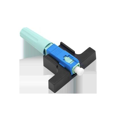 China FTTH Aircraft Spiral fiber optic quick connector Assembly SC UPC APC for sale