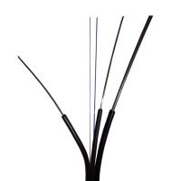 China FTTH Fiber Optic Drop Cable , GJYXCH Outdoor Optical Fiber Cable Black Color for sale