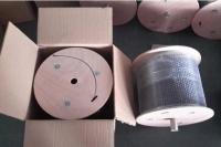 China FTTH Double-fly Indoor Drop Cable FRP/KFRP Strength Member Optical Fiber Cable for sale