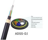 China ADSS Optical Fiber Cable All Dielectric Self Supporting Aerial With 100m 200m Span for sale