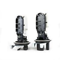 China Vertical Dome Fiber Optic Joint Closure FTTh Waterproof 24-144 Core Plastic Material for sale