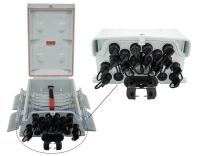 China Ftth Outdoor 16 Core Fiber Optic Termination Box Pre - Connected IP 65 FDB for sale