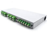 China LC/APC 19 Inch Fiber Optic Patch Panel Rack Mounted ODF 60 Cores 1U Separate Panel for sale