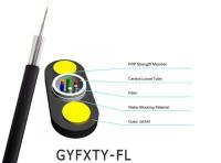 China Singlemode G652D G657A Fiber Optic Drop Cable Aerial Self Supporting 12 16 24 Core for sale