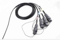 China Base Station Waterproof Fiber Optic Patch Cord PDLC Fullaxs SM G657A1 Black Jacket for sale