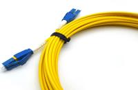 China 10M LC UPC To LC UPC Single Mode Patch Cord Flat Clip Uniboot Duplex OS2 500 Cycles for sale