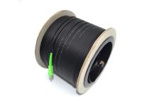 China LSZH Jacket Jumper Optical Fiber Pigtail FTTh Flat Cable G657A SC/APC Singlemode for sale