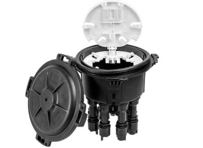 China PP Material Fiber Optic Splice Closure Waterproof IP68 Dome Type 2 In 8 Wall Mounted for sale
