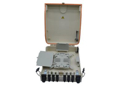 China Plastic IP55 Ftth Terminal 144FO Optical Distribution Box for sale