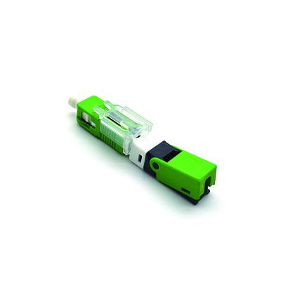 China FTTH SC APC 0.3dB Single Mode 55MM Fiber Optic Fast Connector for sale
