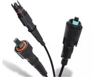 China Tactical Fiber 12 24 Cores SM OM3 OM4 ODVA MPO Patch Cord for sale