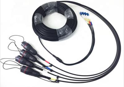 China 5G FLX 8 Cores DLC CPRI 5m Branch Optical Cable Jumper for sale