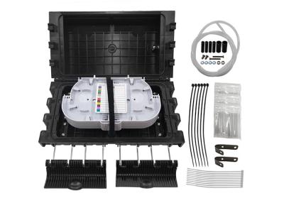 China 48F In-Line Type Fiber Optical Splice Closure Dust-Proof And Waterproof IP65  Horizontal Splice Joint Plastic Enclosure for sale