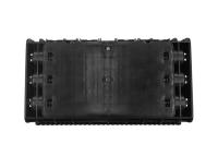 China 48F In-Line Type Fiber Optical Splice Closure Dust-Proof And Waterproof IP65  Horizontal Splice Joint Plastic Enclosure for sale