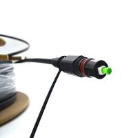 China Pre-Connectorized OptiTap To SC/APC Drop Cable Hardened Corning OptiTap Flat Cable 4mm*8mm for sale