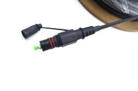 China Pre-Connectorized OptiTap To SC/APC Drop Cable Hardened Corning OptiTap Flat Cable 4mm*8mm for sale