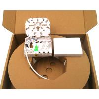 China PTO 4FO Wall Mounted Termination Box 4.0mm Pigtail With SC APC Adapter for sale