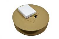 China PC ABS Fiber Optic Terminal Box Fiber Optic Face Plate Panel Rosette FTTB for sale