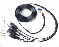 China 5m Branch Optical CPRI Cable FLX To DLC 8 Cores Cable 5.5mm  Dia for sale
