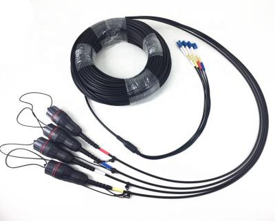 China 5m Branch Optical CPRI Cable FLX To DLC 8 Cores Cable 5.5mm  Dia for sale