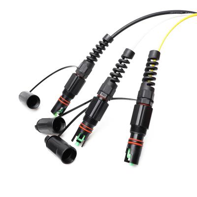 China SC IP68 FAC Fiber Optic Connector FTTH Assembly Optical Reinforced Adapter for sale