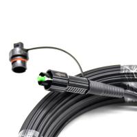China SC APC Waterproof Fiber Pigtail HDPE LSZH G657A2 Fiber Optic Drop Cable for sale