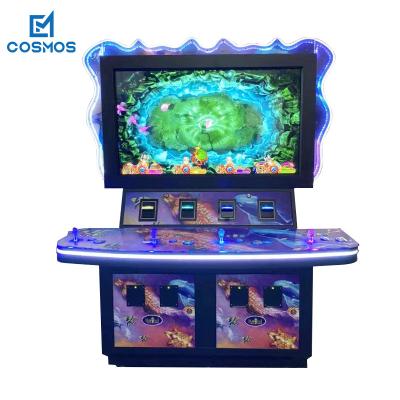 China 60 Inch Fishing Arcade Machine 4 Players LCD Fish Game Cabinet with 4K Display for sale