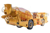 China Articulated Body Structure Underground Concrete Mixer 1400mm Feeding Height for sale
